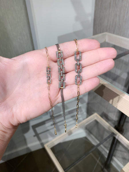 Dana Kellin Five Diamond Links Bracelet